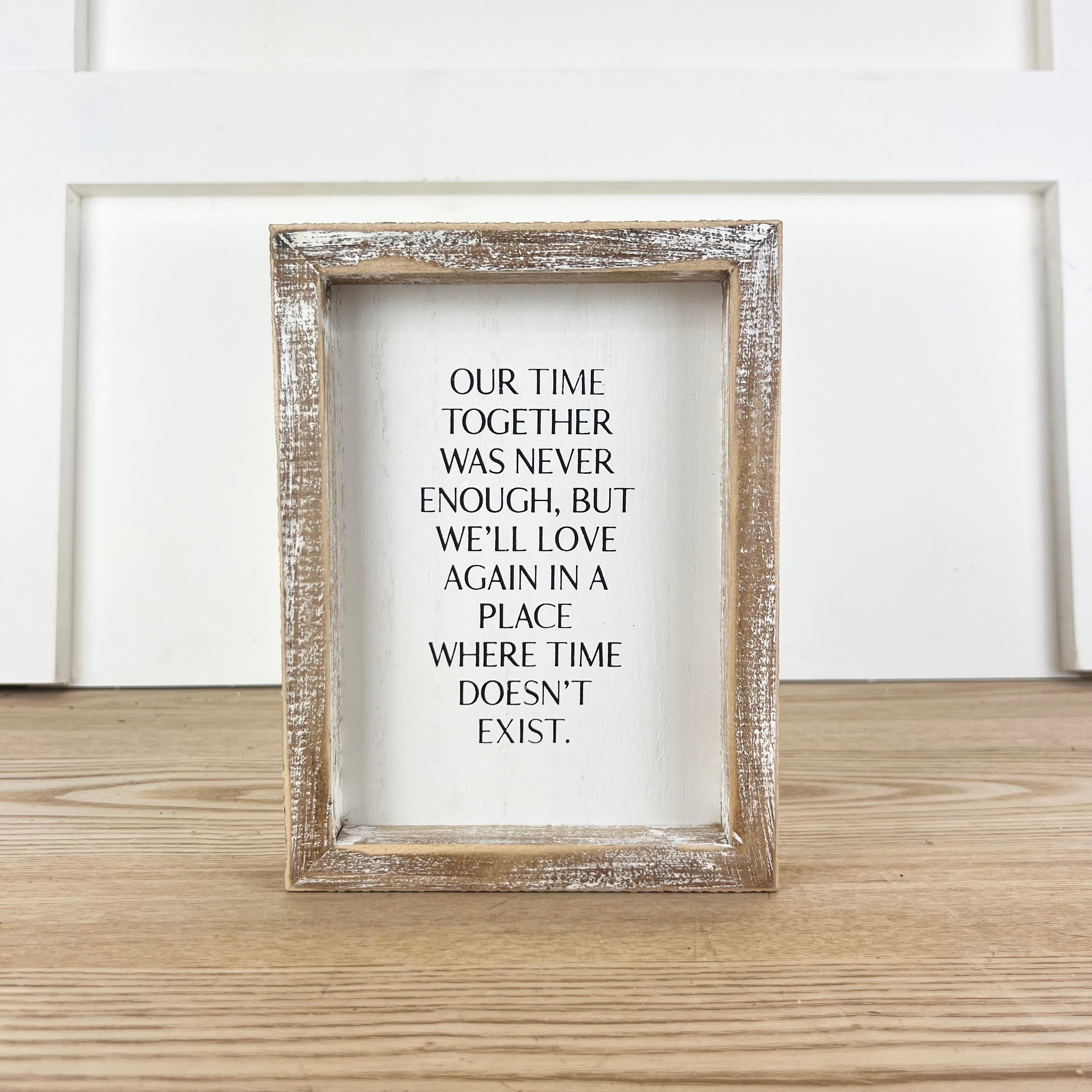 “Our Time Together..” Sympathy Sign – Prairie in Bloom