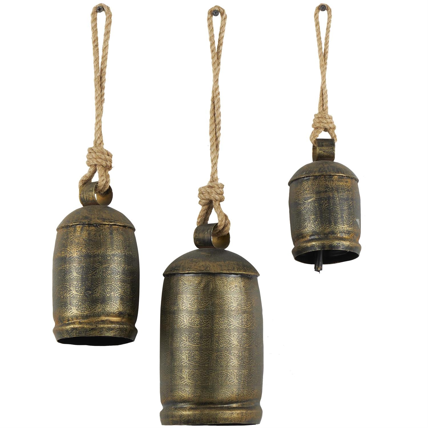 Large Rounded Gold Bells – Prairie in Bloom