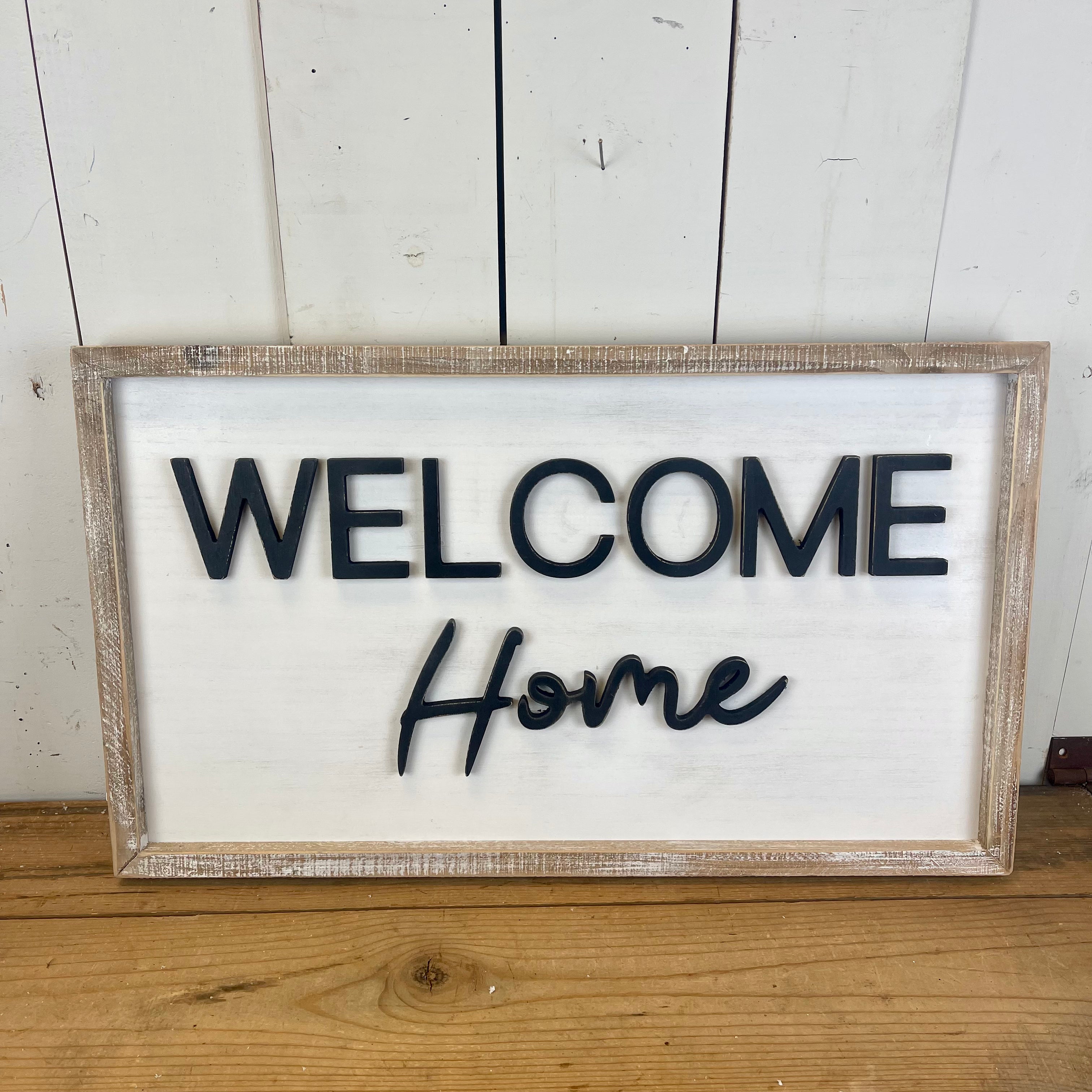 Welcome Home/ Modern Tree Reversible Sign – Prairie in Bloom