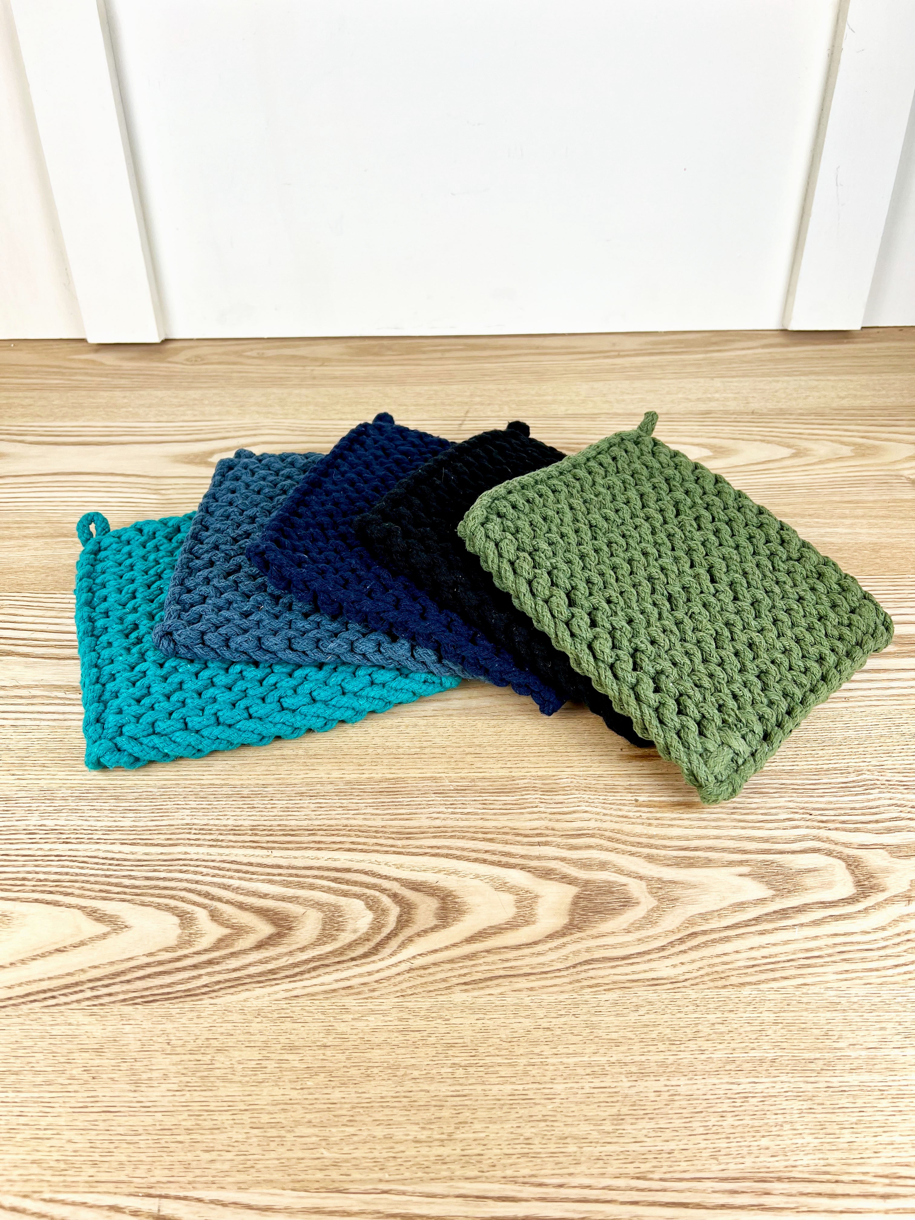 Crochet Potholder - 6 Colors Available – Prairie in Bloom