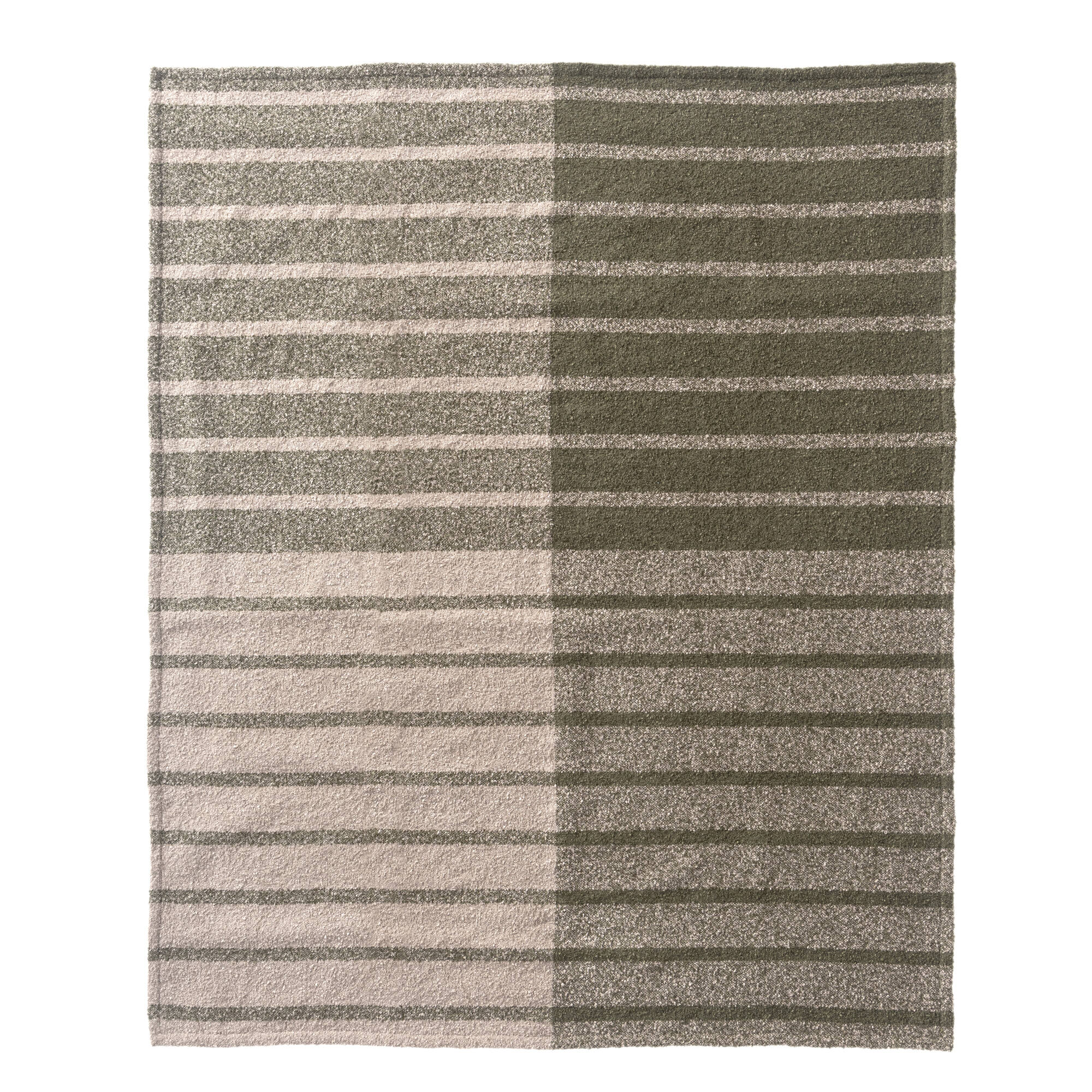 Green and Grey Patterened Throw – Prairie in Bloom
