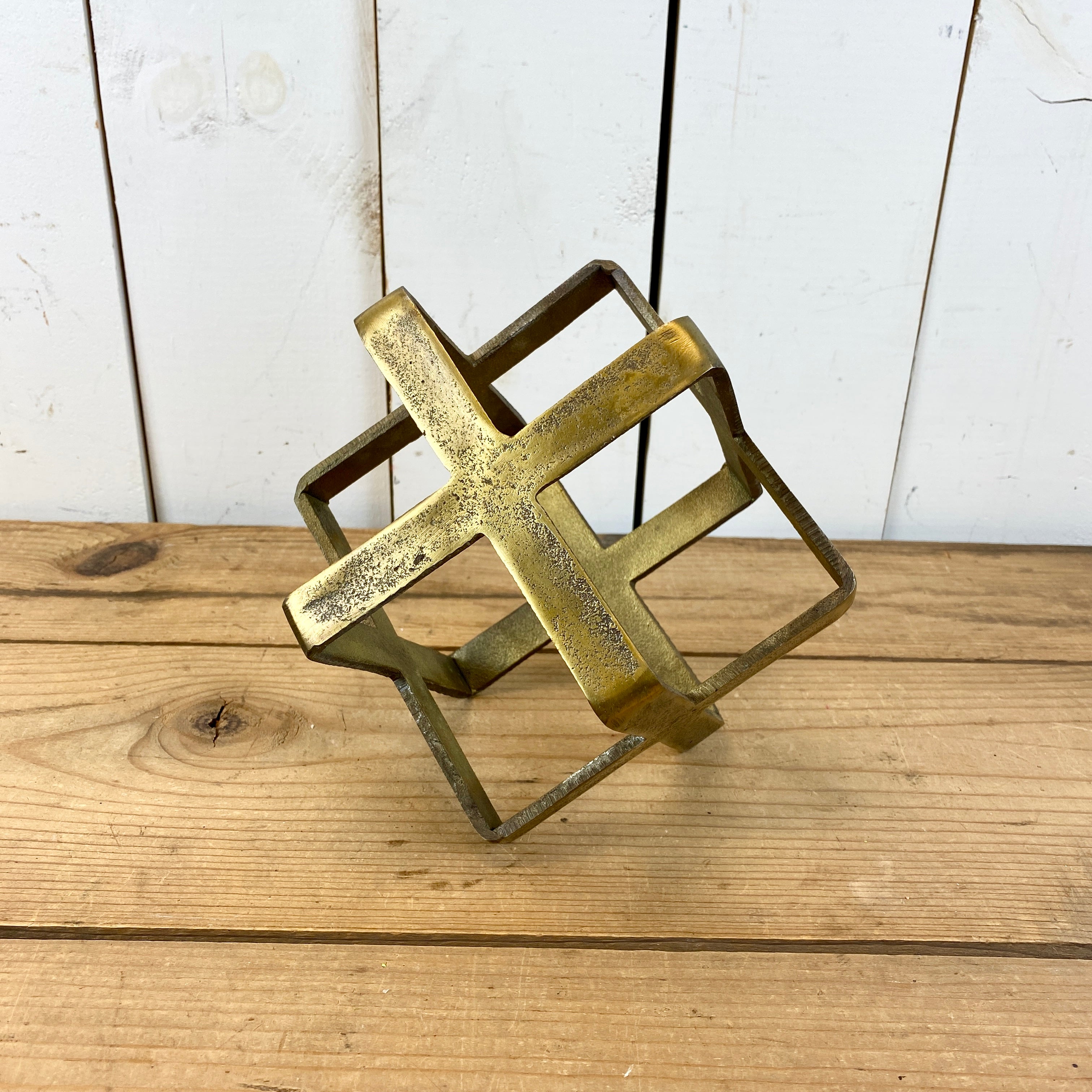 Brass Iron Cube – Prairie in Bloom