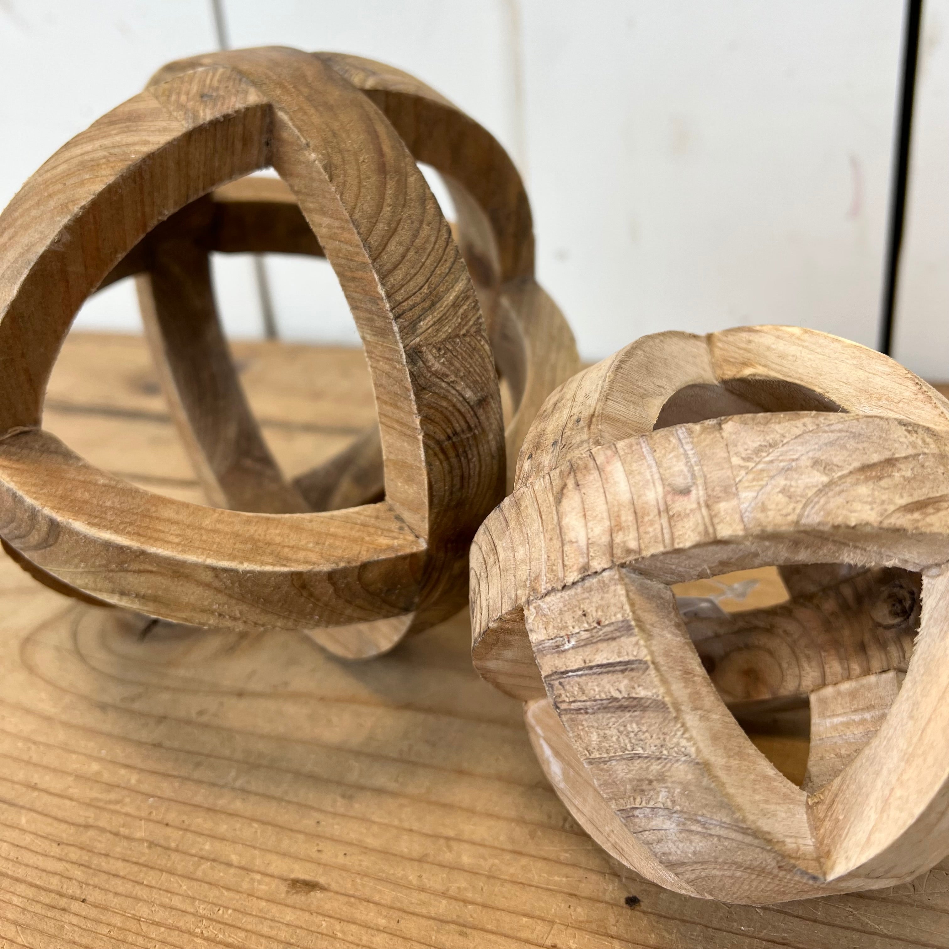 Wood Orbs, Two Sizes Available – Prairie in Bloom